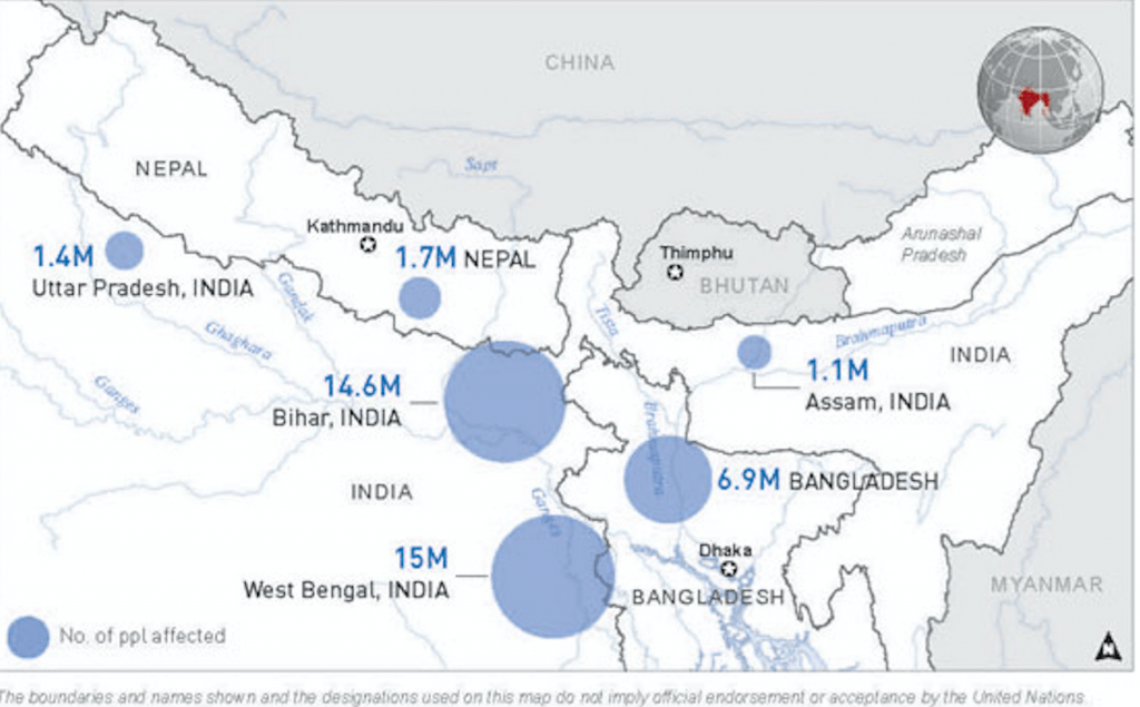 Map of the Day: Historic Flooding in South Asia Cuts a MUCH wider path ...