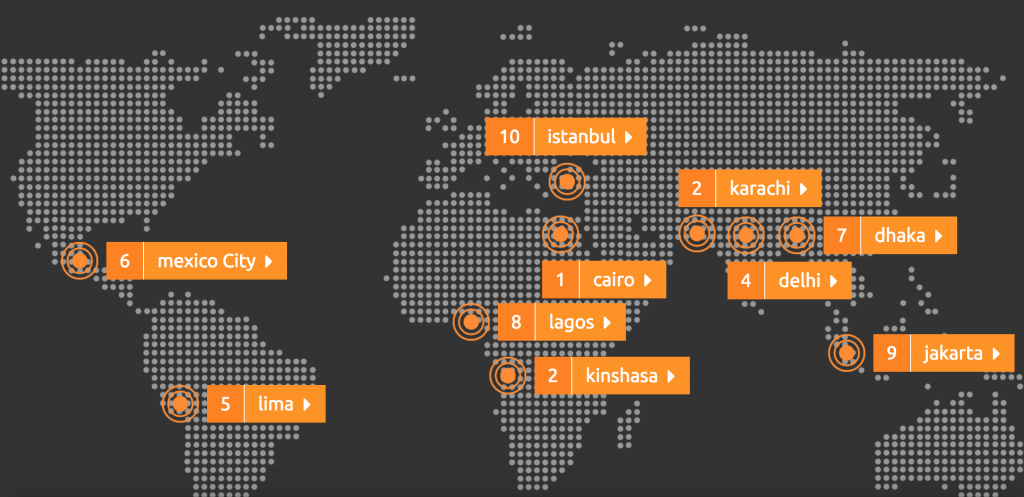 Map of the Day: The World's Most Dangerous Megacities for Women - UN ...